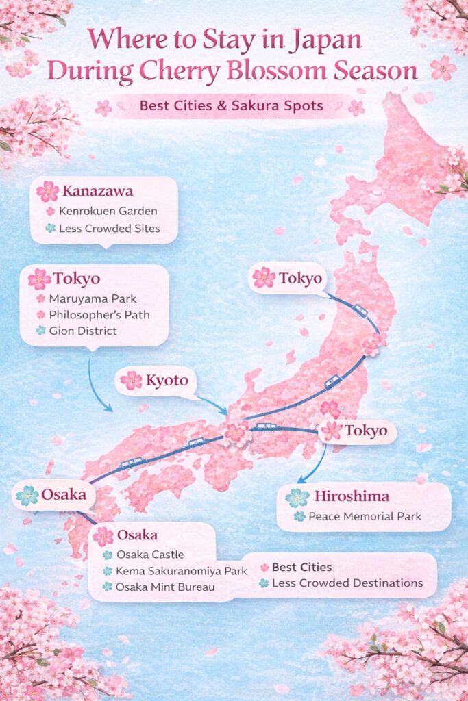 Where to Stay in Japan During Cherry Blossom Season (Best Cities & Areas)